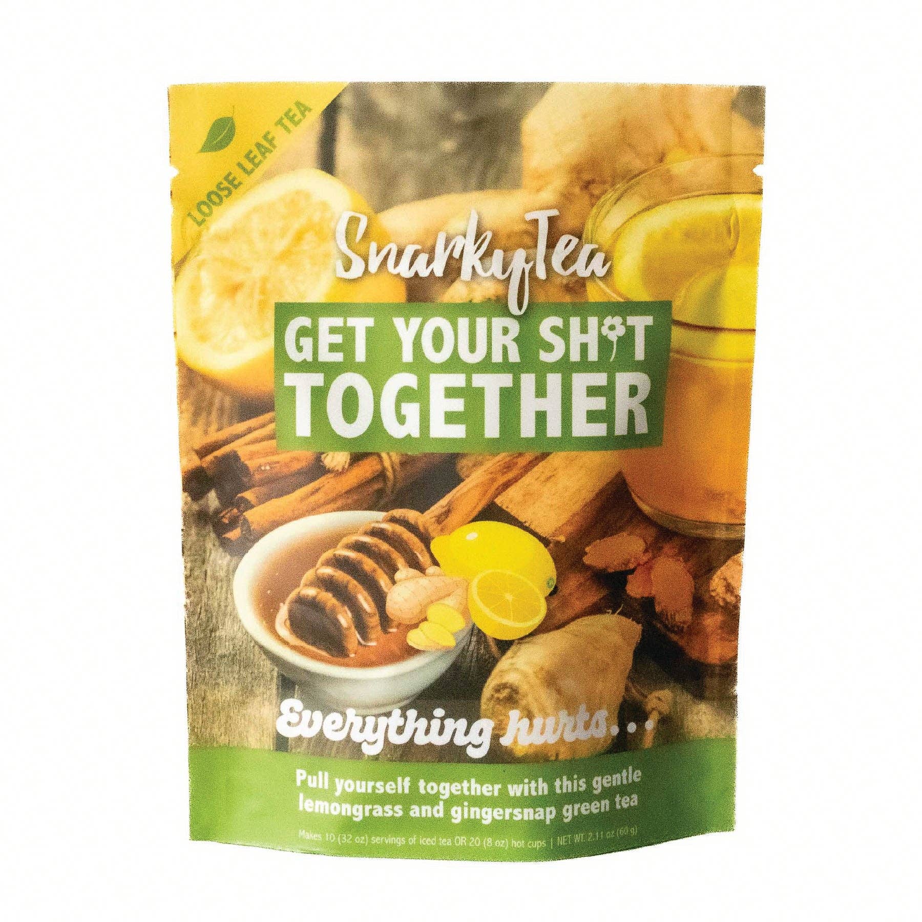 Snarky Tea Get Your Sh*t Together - Ginger Citrus Green Tea – Palomas Gifts